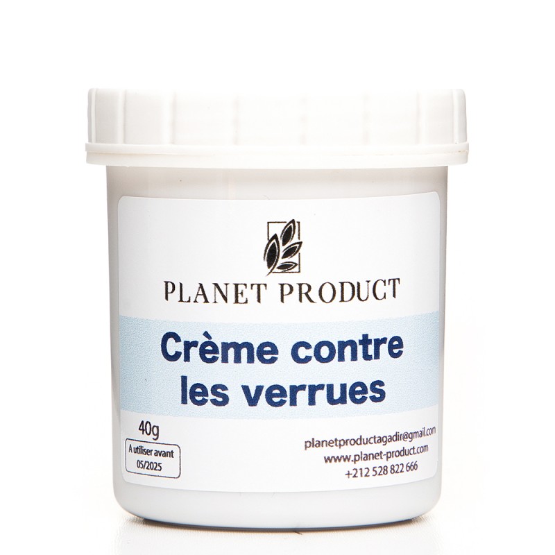Crème anti-verrues à l'huile d'argan et huile de cade, Planet Product