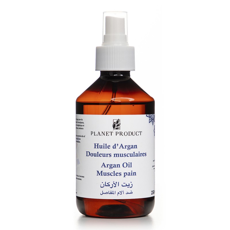 Argan oil with eucalyptus for pain relief, Planet Product
