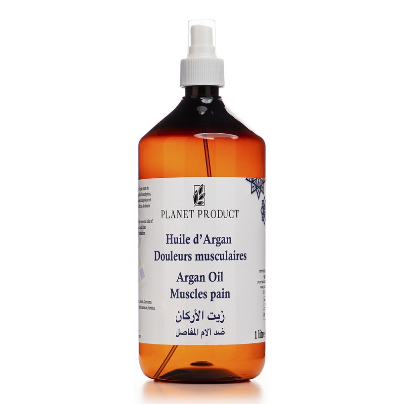 Argan oil with eucalyptus for pain relief, Planet Product
