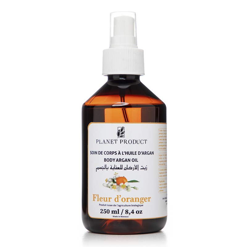 Pure cold-pressed argan oil care with orange blossom fragrance, Planet ...