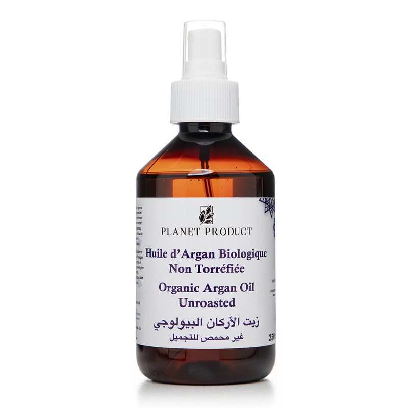 Cold-pressed natural cosmetic argan oil, Planet Product