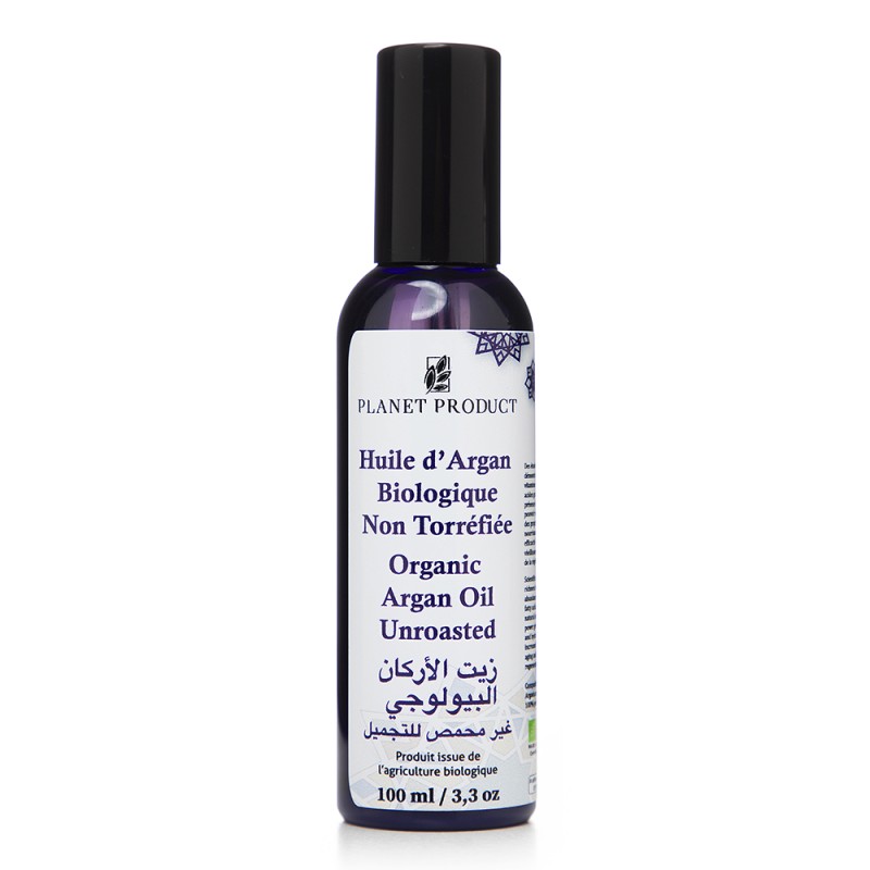 Cold-pressed natural cosmetic argan oil, Planet Product