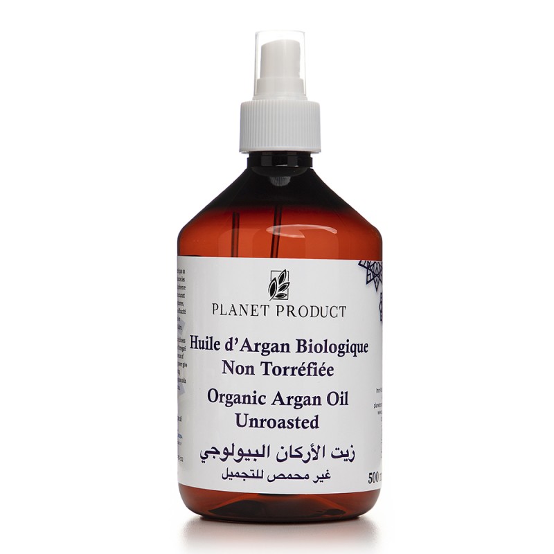 Cold-pressed natural cosmetic argan oil, Planet Product