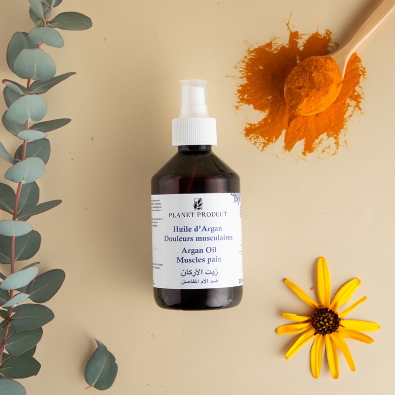 Argan oil with eucalyptus for pain relief, Planet Product