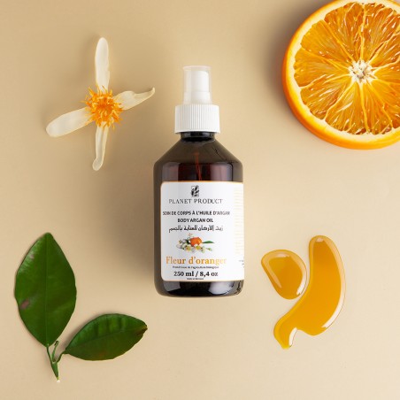 Pure cold-pressed argan oil care with orange blossom fragrance, Planet ...
